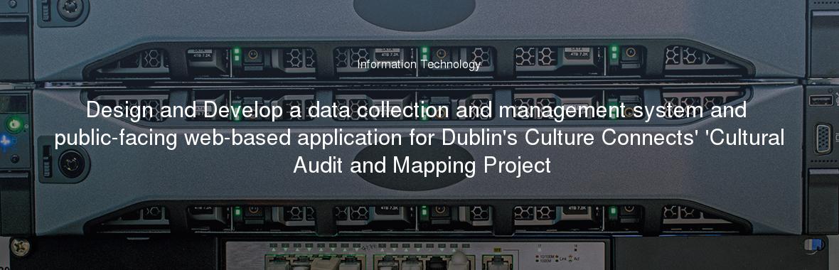 Design and Develop a data collection and management system and public ...