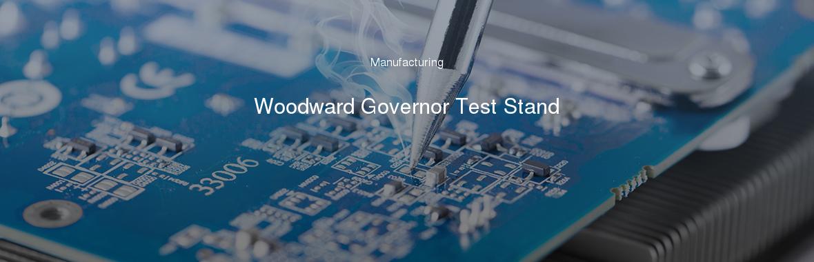 Woodward Governor Test Stand