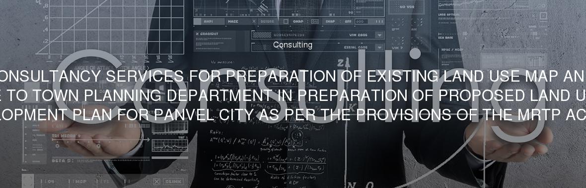 CONSULTANCY SERVICES FOR PREPARATION OF EXISTING LAND USE MAP AND ...